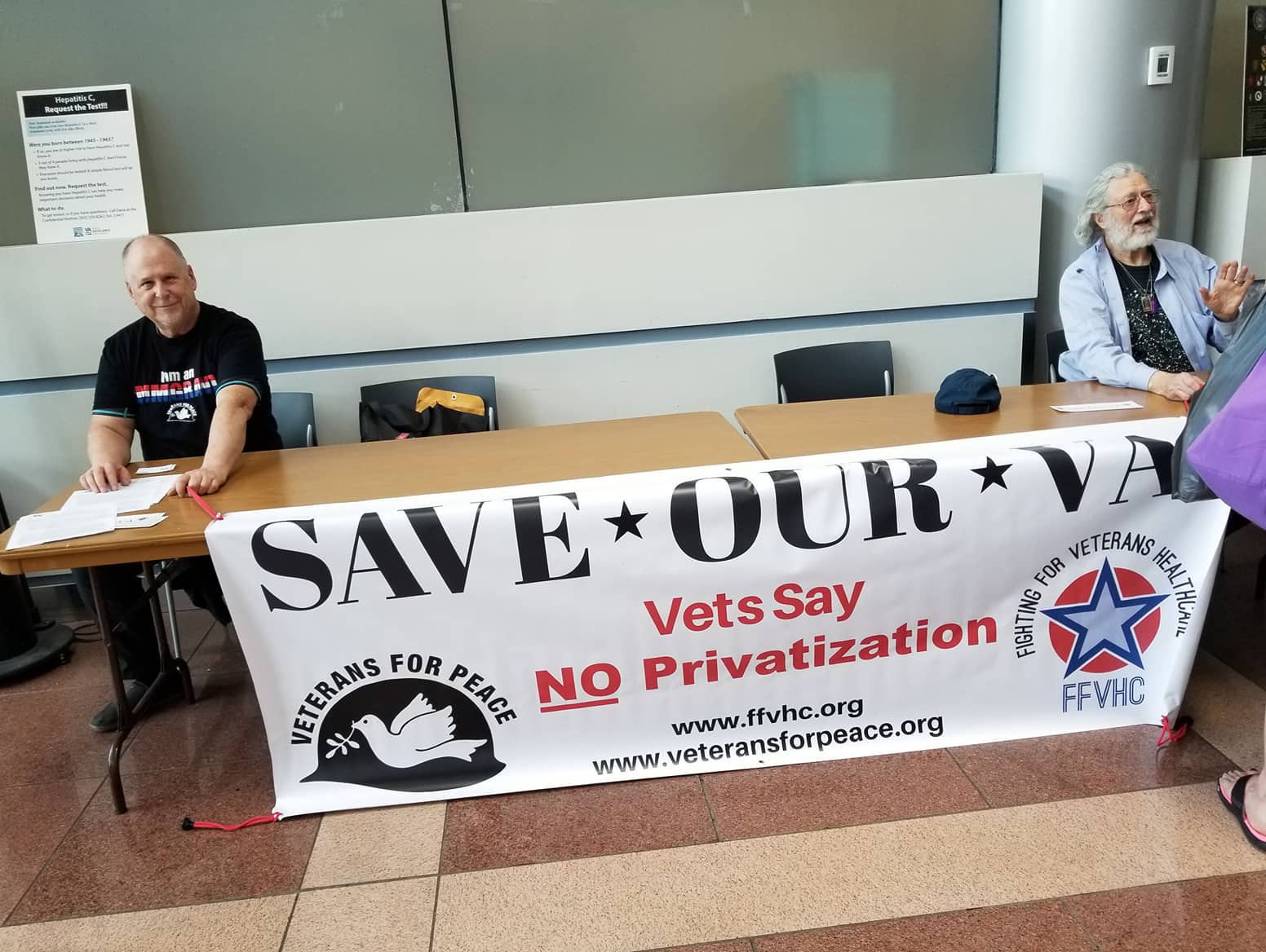 VFP Banner at the PDX VA!